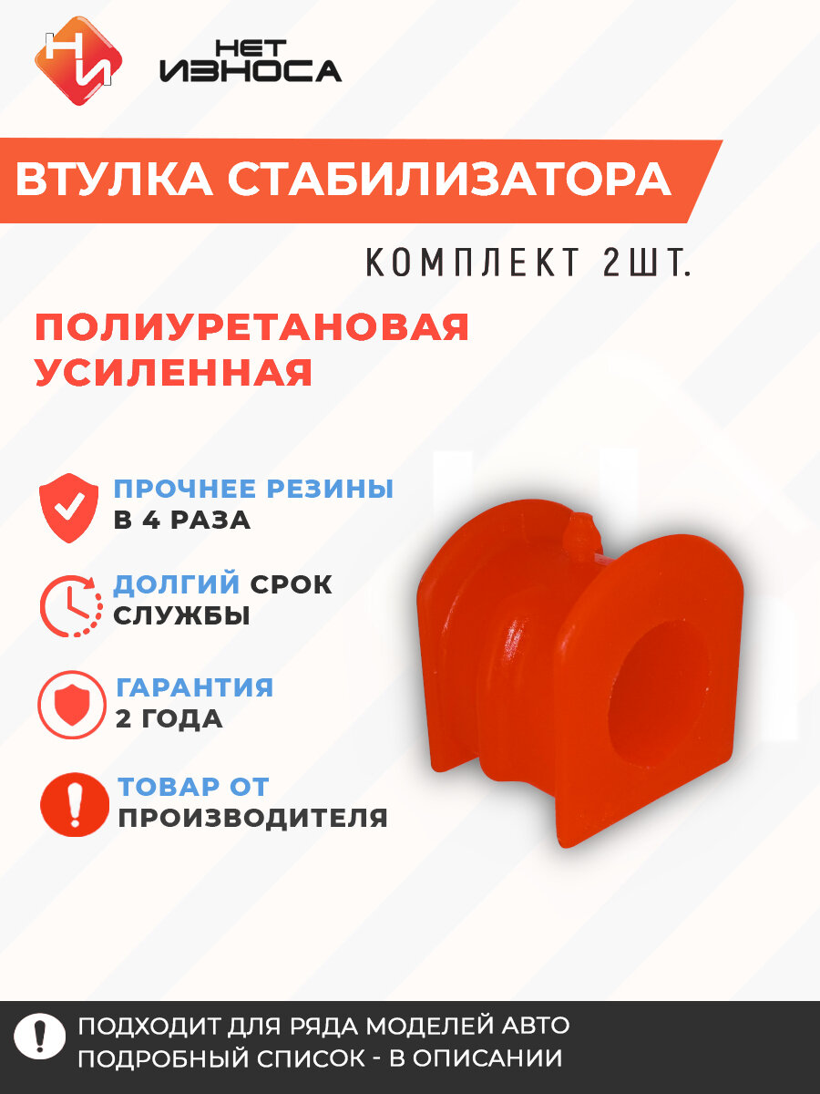 Втулка переднего стабилизатора ID 24,5мм NB306-2 TOYOTA BB QNC2