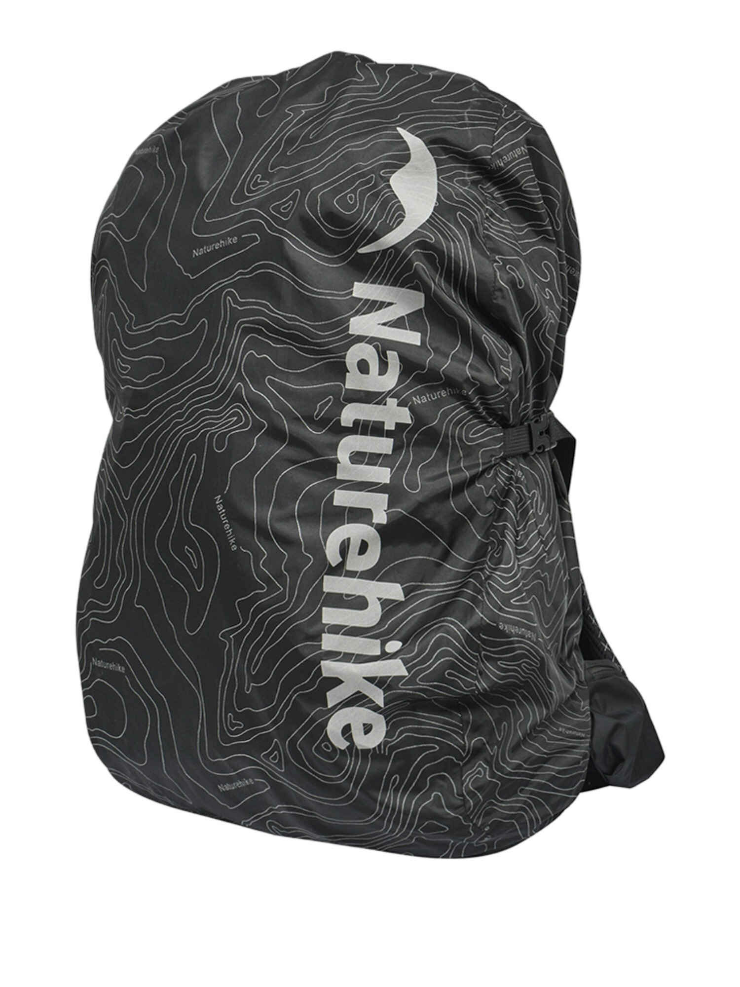 Чехол от дождя Naturehike Stealth 2.0 Reflective Backpack Rain Cover M Black