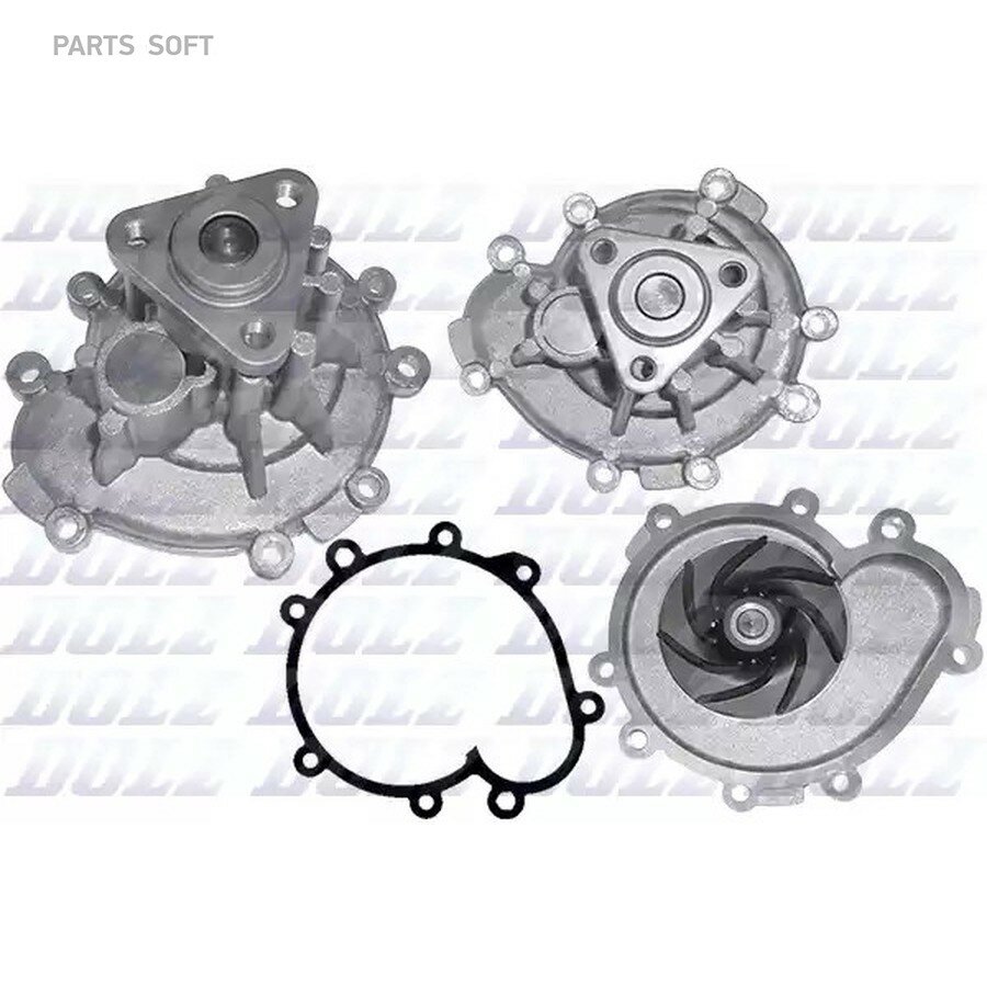 Помпа водяная пр-во Испания DOLZ P500 VAG CAYENNE 9PA,955,957 M48.00, M48.50, M48.50S, M48.50T