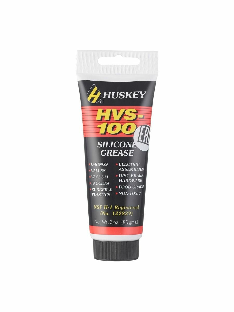Силиконовая смазка для бытовой техники HUSKEY HVS-100 SILICONE GREASE (Тюбик 85г)/76776