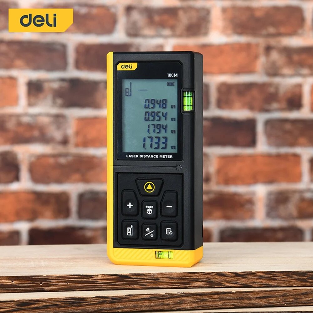 Лазерный дальномер DELI DL4170 диапазон 0.05~80 м, точность: ±3 мм 102963 для надежного соединения трубопроводов