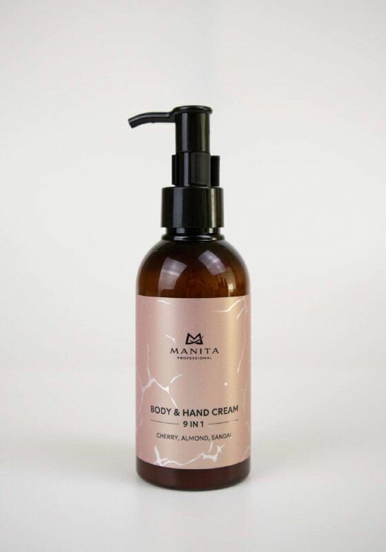 Manita Professional Cherry, Almond, Sandal Крем для рук и тела, 150 мл, 1 штука.