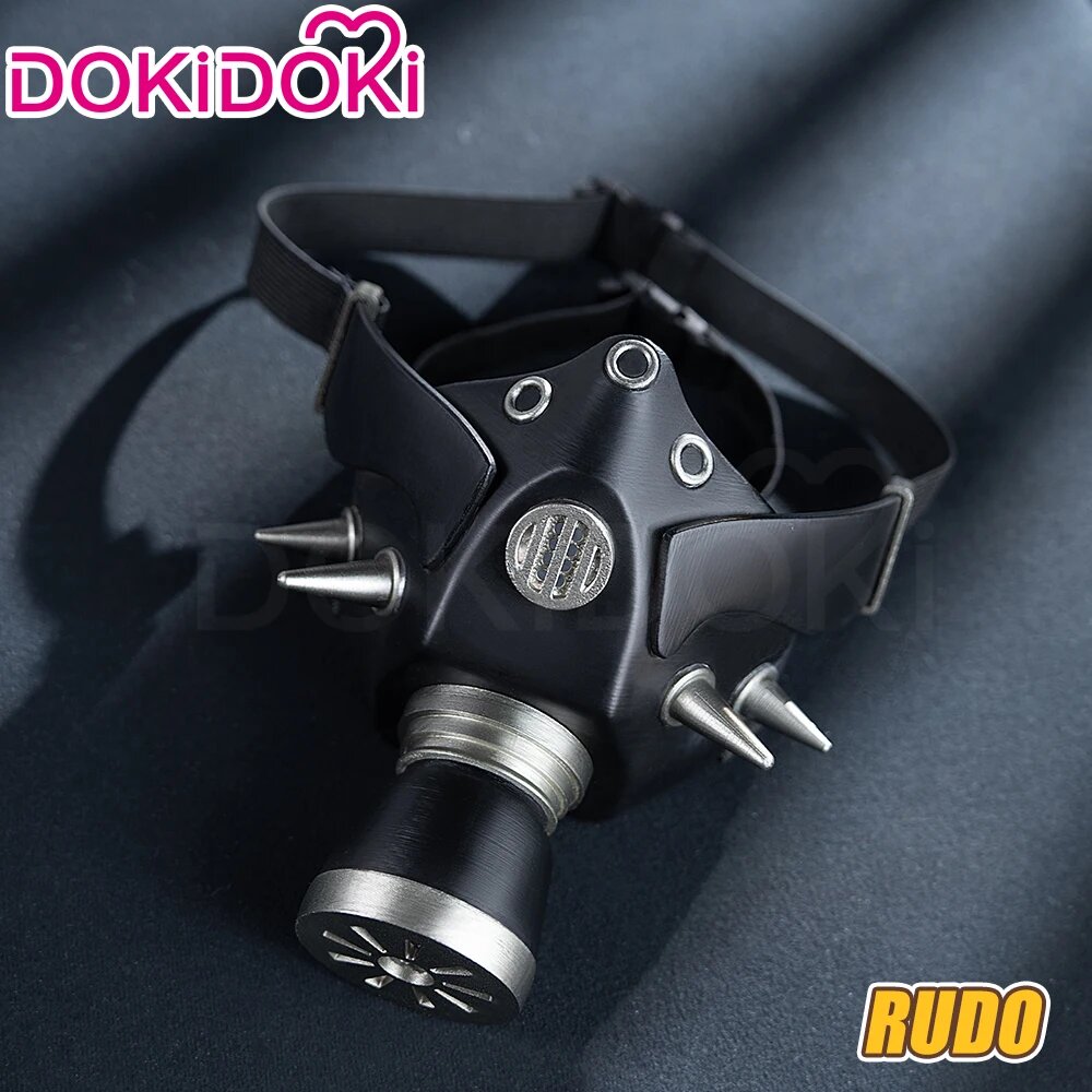 Маска и реквизит для косплея Gachiakuta DokiDoki Черный, Rudo Mask Ver1