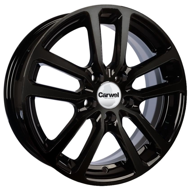 Диск колесный Carwel Донты 209 (Geely Emgrand) 6,0x15 5x114,3 Dia54.1 ET38 цвет BK