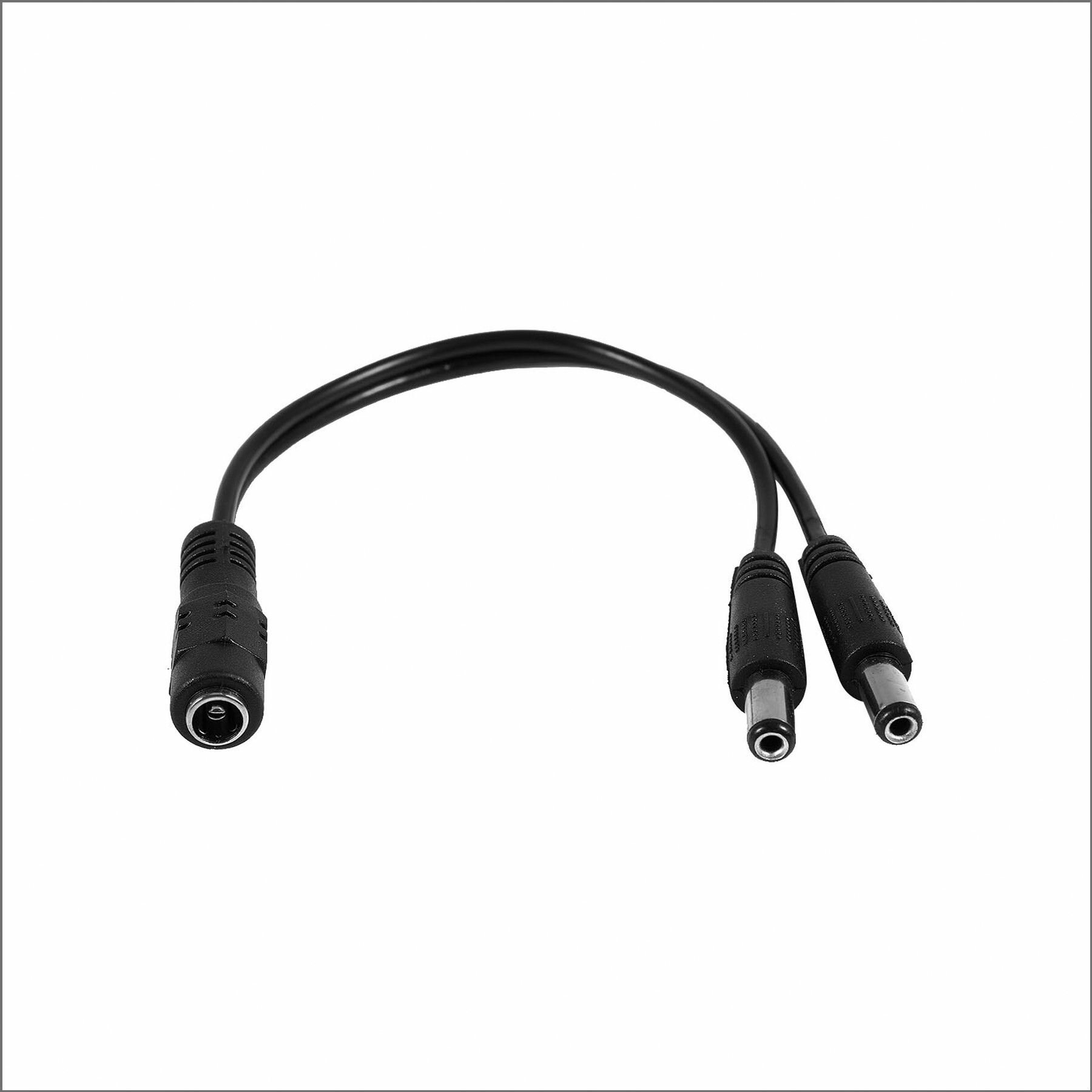 5.5x2.1mm 1 к 2 M/F DC силовой разветвительный кабель для камеры видеонаблюдения безопасности