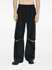 Брюки Logo-print piping trousers