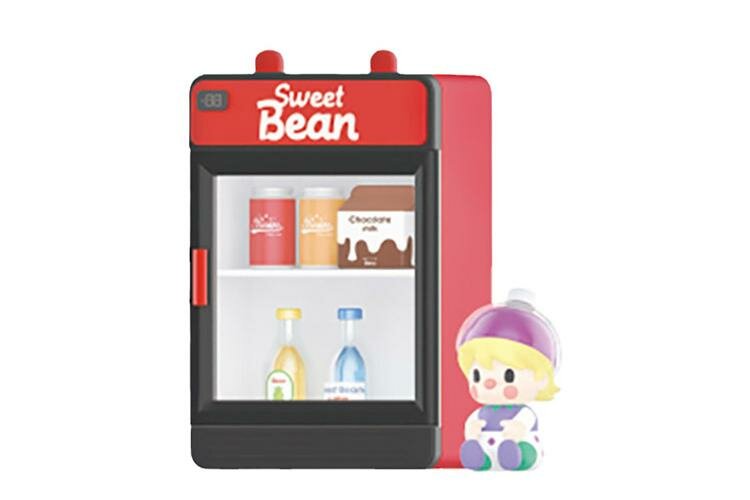 POP MART Little Sweet Bean 24 Hour Convenience Store Single Secret Box, Confirmed-Chilled Beverages (Open), 9 шт.