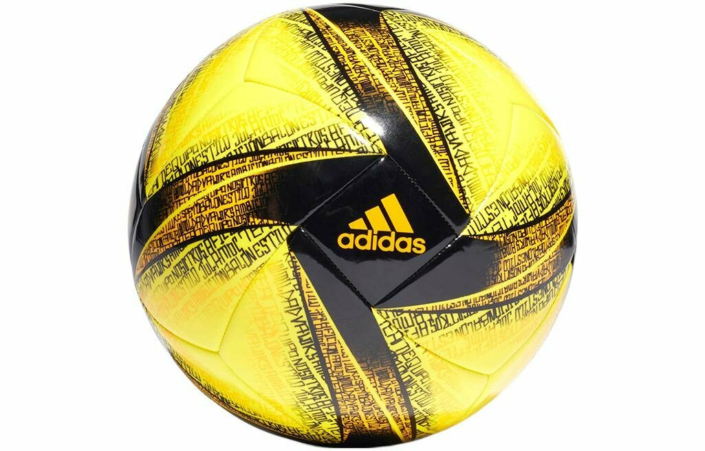 Мяч футбольный унисекс Adidas, размер 5, желтый, черный