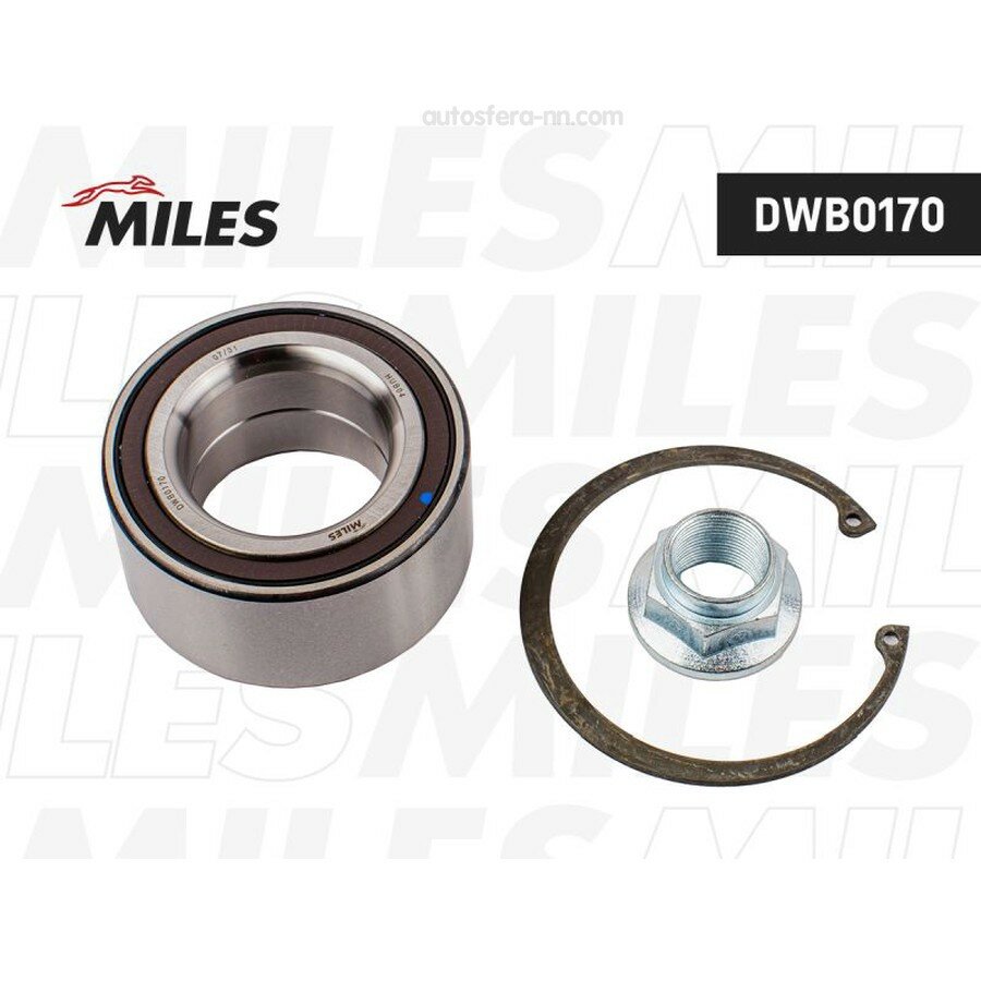 MILES DWB0170 Подшипник ступицы HONDA ACCORD VII/VIII 03-15/ CIVIC VIII-IX 03-/ FR-V 03- пер.