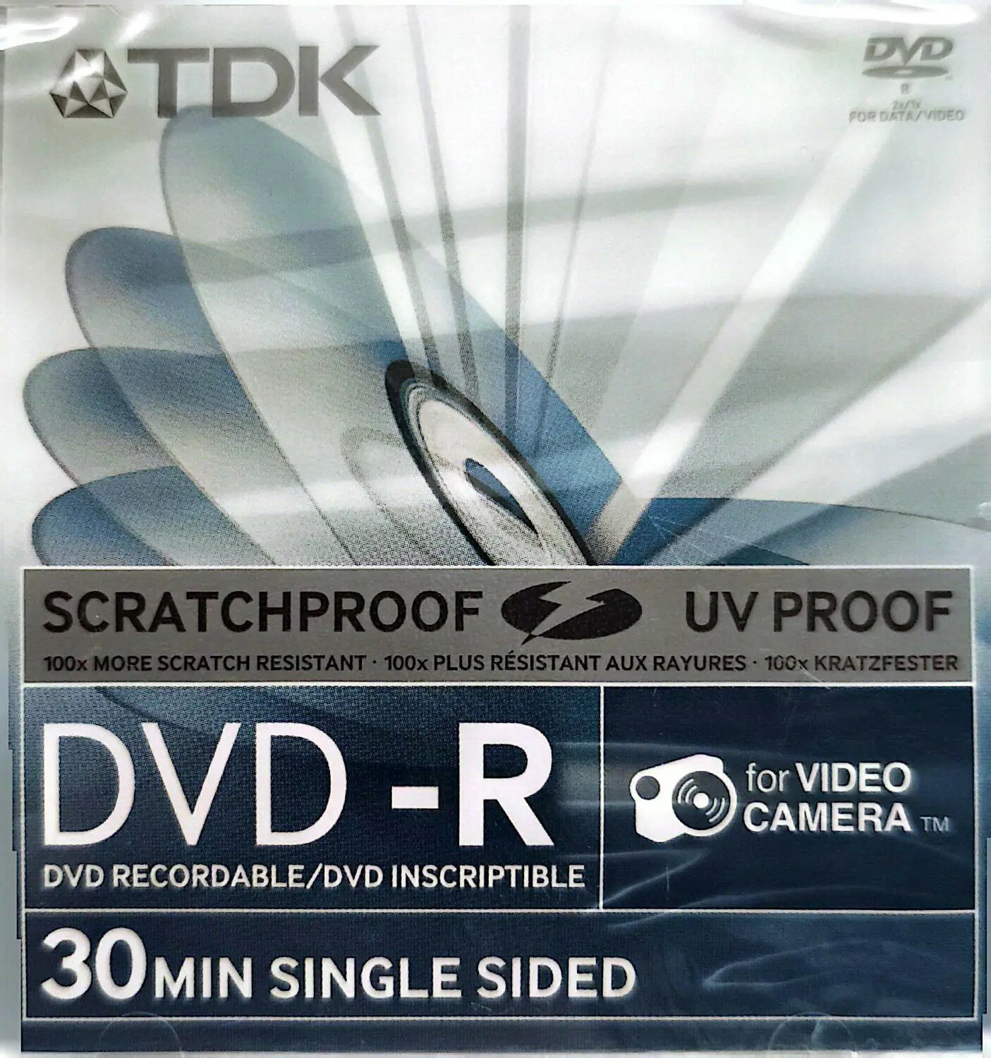 DVD-R 1.4GB, TDK, 8см, Scratchproof