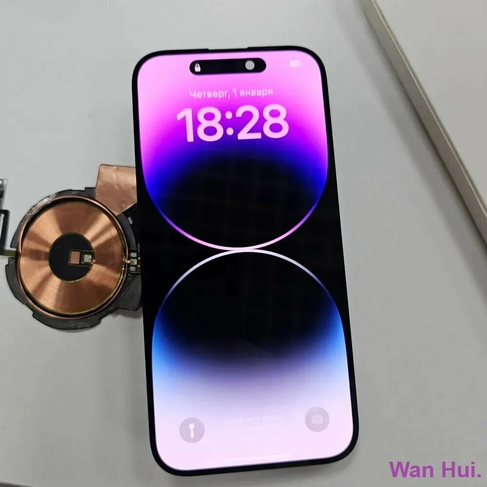 Дисплей для iPhone 14 Pro, Original, снятый (идеальное состояние) , с верхним шлейфом под привязку