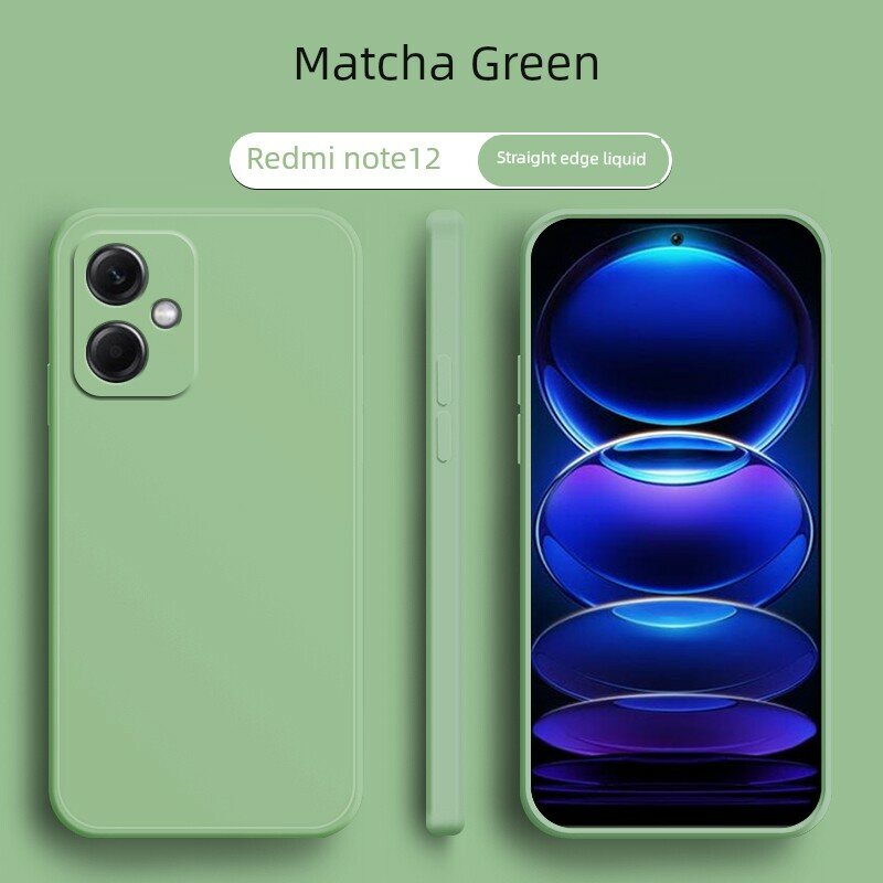 Жидкий силиконовый чехол с полным покрытием для Redmi Note 12 Turbo Harry Potter Edition прямой край мятный с защитным