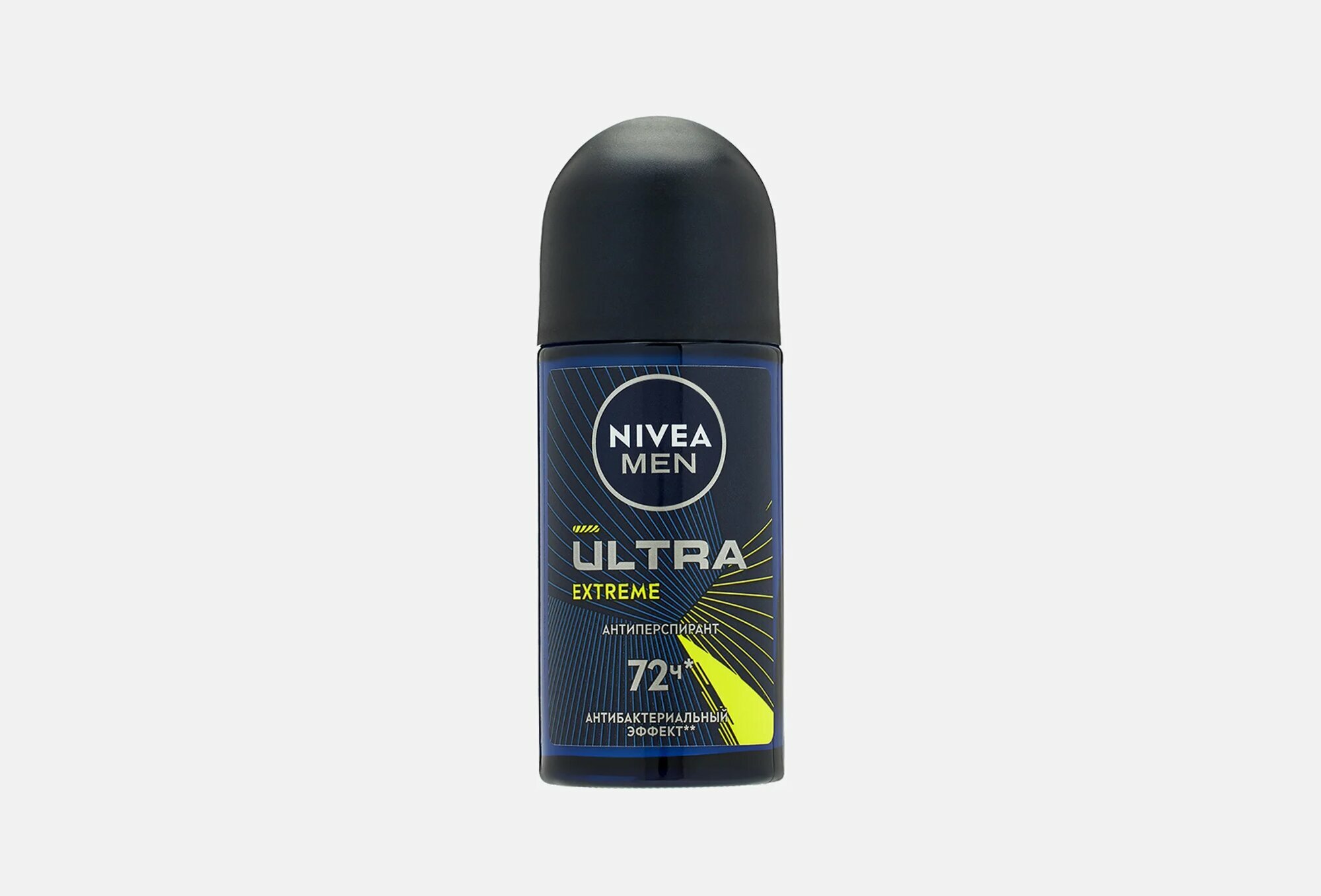 Дезодорант-антиперспирант Mivis NIVEA Men ULTRA EXTREME, антибактериальный, ролик, 50мл