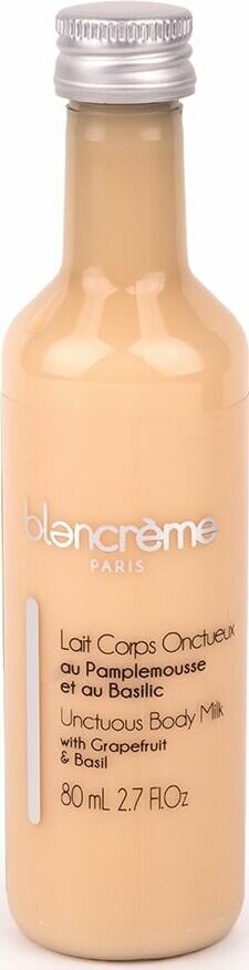 Blancreme Питательное молочко для тела "Грейпфрут & базилик" 80 мл Unctuous Body Milk With Grapefruit & Basil 80 30 шт.