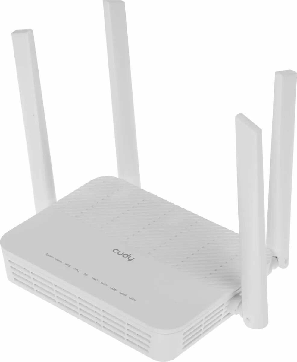 Роутер беспроводной Cudy WR3000H AX3000 100/1000/2500BASE-T