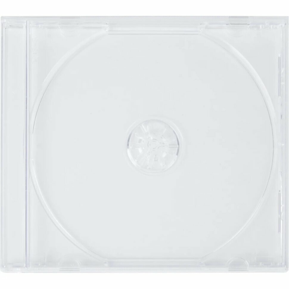 Бокс для CD дисков один. прозр. CDB-jb-T 10шт в уп, 2192482