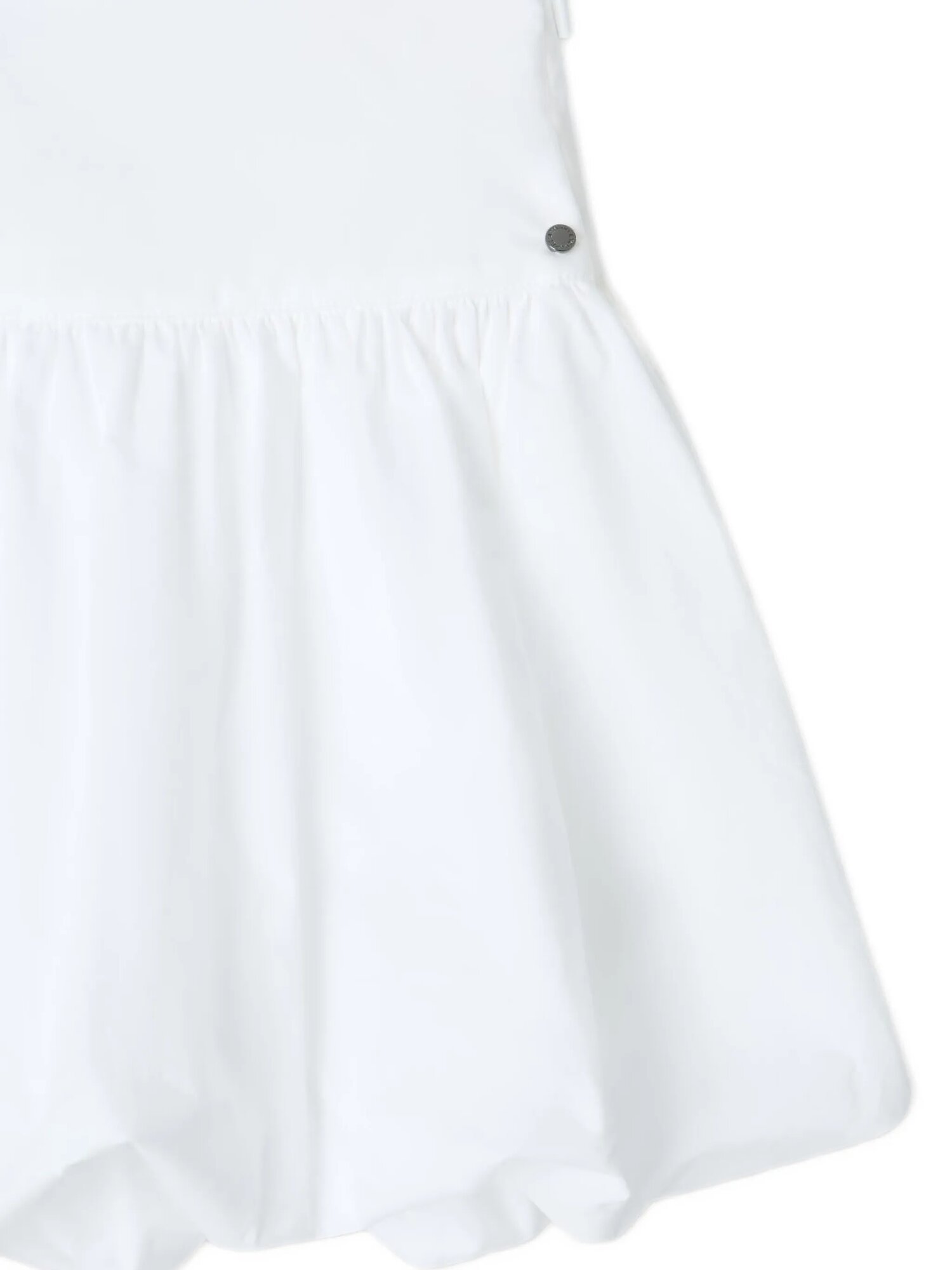 Юбка Armani Exchange Gathered bubble-hem mini skirt, размер 4, white — фото 1