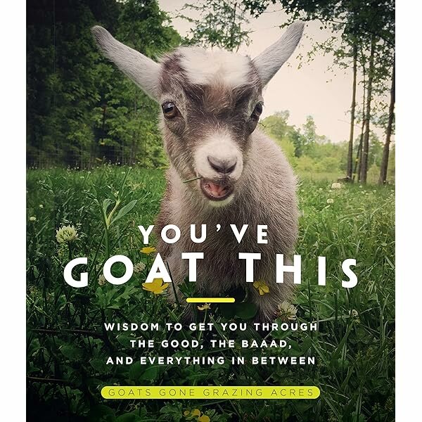 You've Goat This: Wisdom to Get You Through the Good, the Baaad, and Everything in Between，Reprinted paperback book