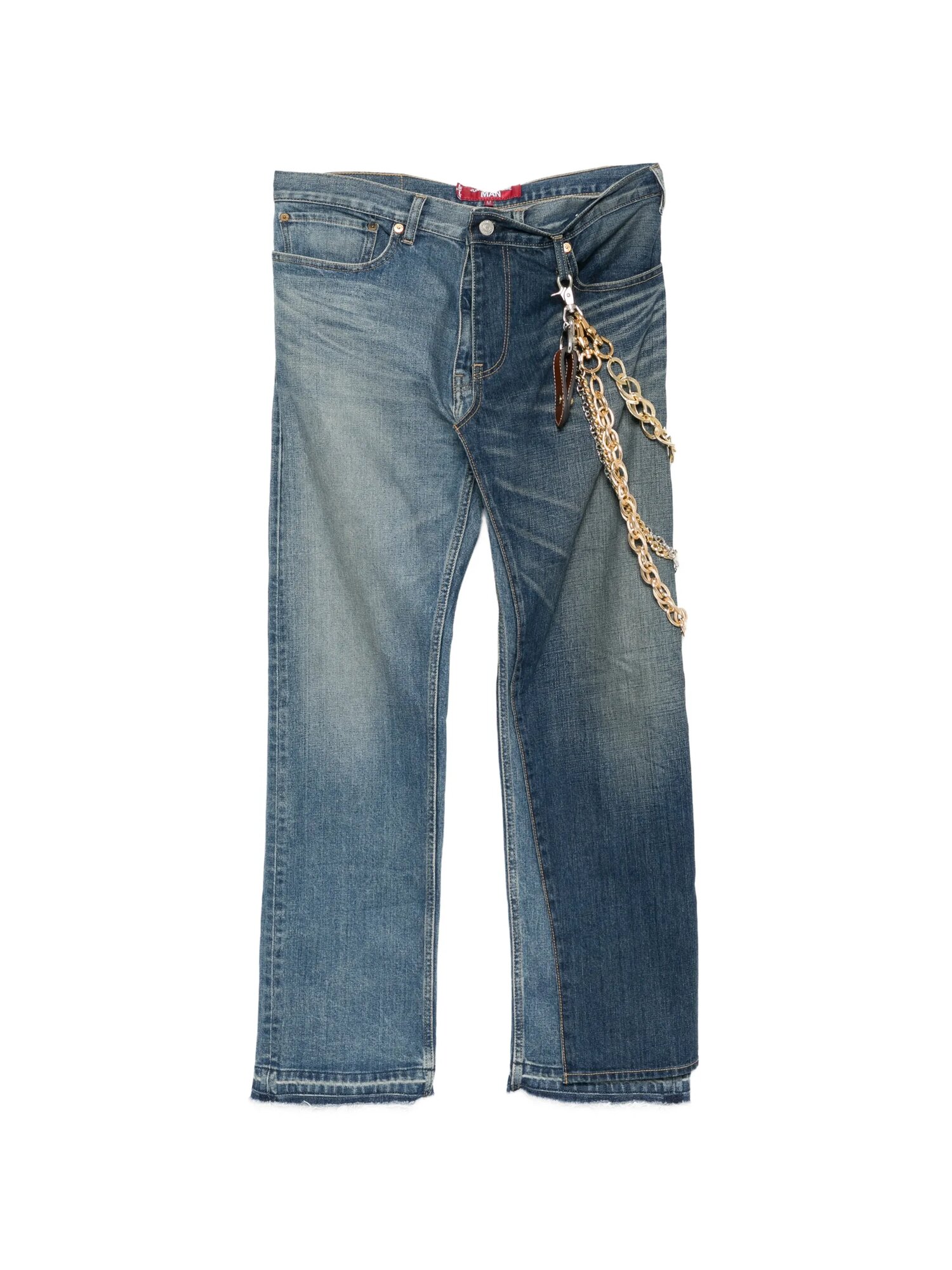 Джинсы Chain-detail panelled jeans 