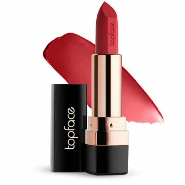 Topface Помада матовая устойчивая для губ Instyle "Matte Lipstick" тон 12, ярко-красный, 4 г