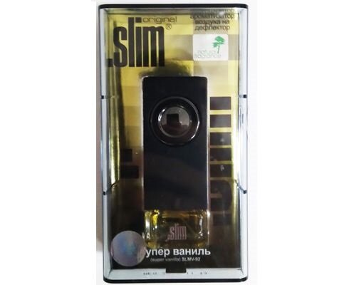 Освежитель (ароматизатор) на дефлектор жидкий SLIM Супер ваниль (8мл)