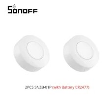 SONOFF SNZB-01P Zigbee Smart Switch 2Pcs SNZB 01p