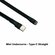 Кабель Mini USB - Type-C, 0.2м, Mini up bend- TypeC
