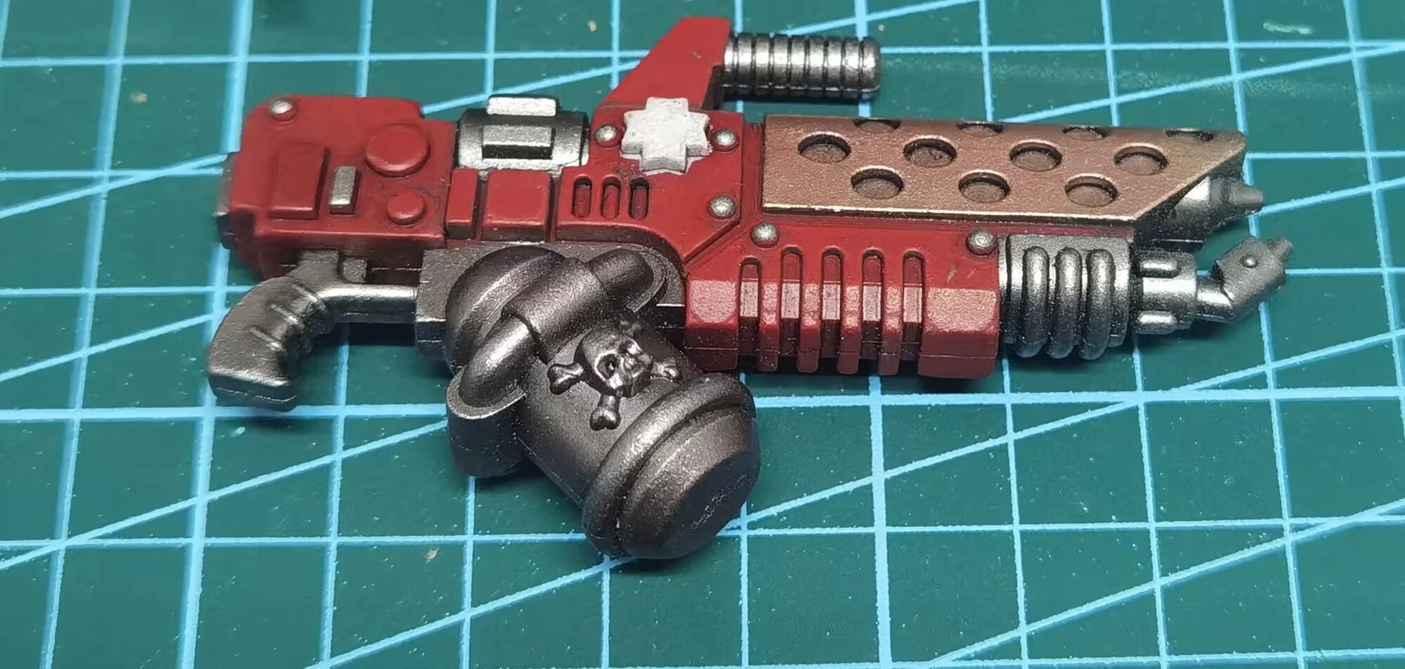 JOY TOY 1/18 Пушка Blood Angels, Красный, Цвет: 2