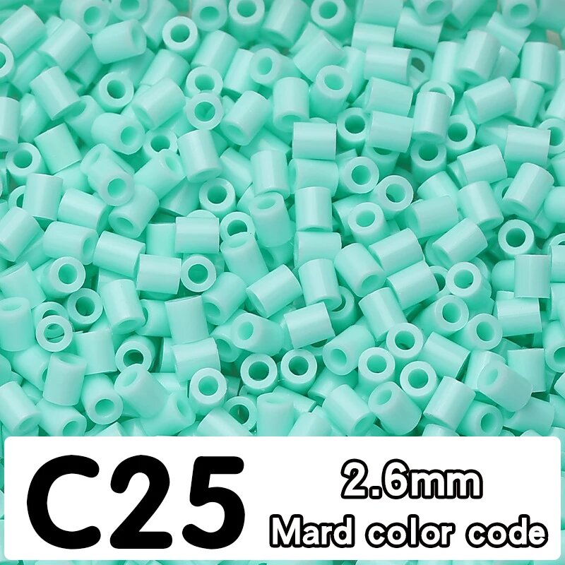 Бусины Perler 2.6 мм, цвет 1000Pcs-L91