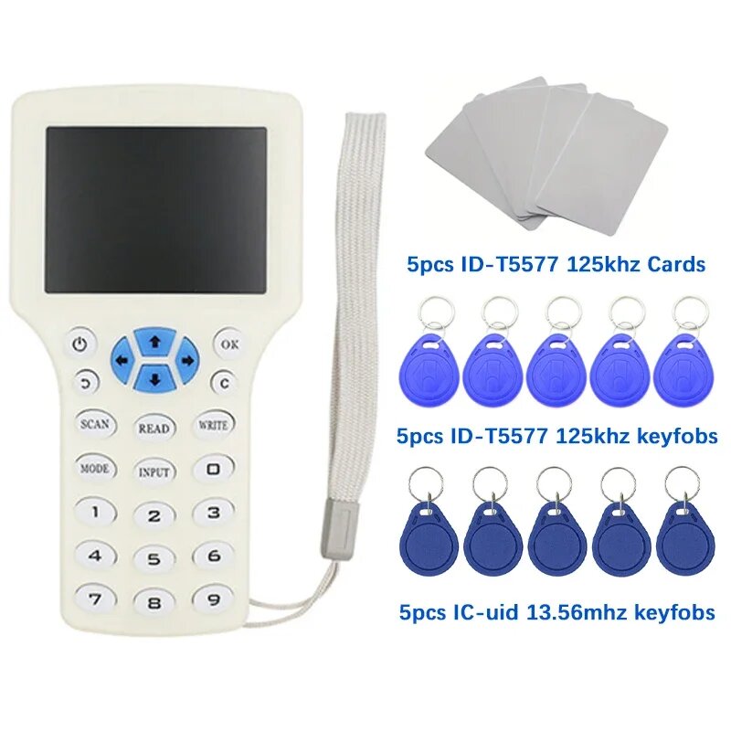 HACHANLUN AF085 NFC ридер-записывающее устройство, White suit2