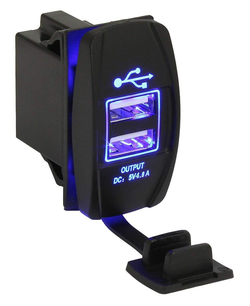 Зарядные гнезда USB в виде клавиши "Marina", 4,8 А (10264237)