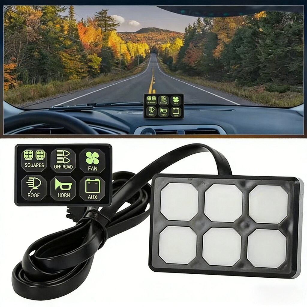 Adaptable 6 Way Power Management Box For Trucks And Motorcycles
