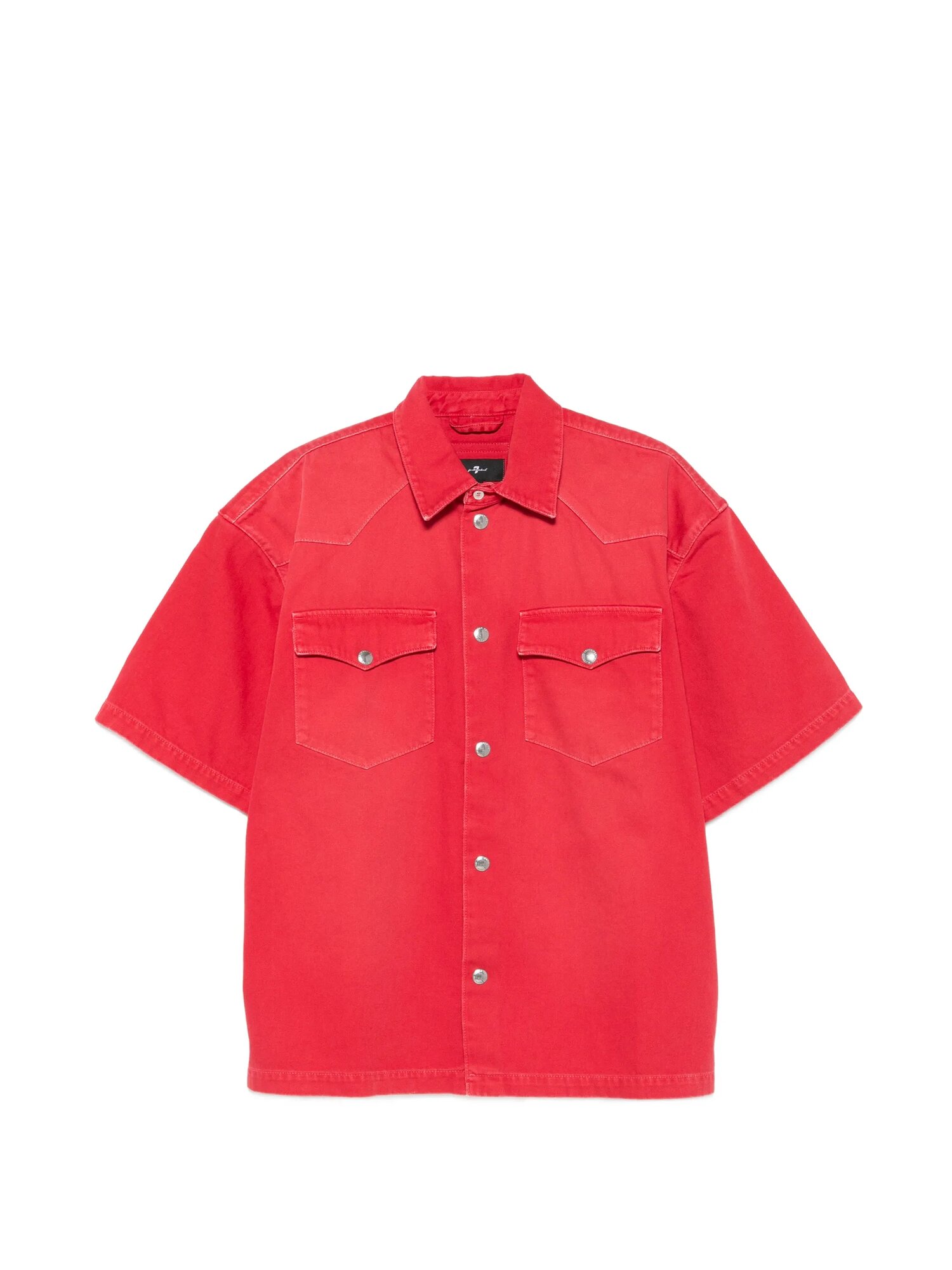 Рубашка Logo-patch short-sleeve overshirt