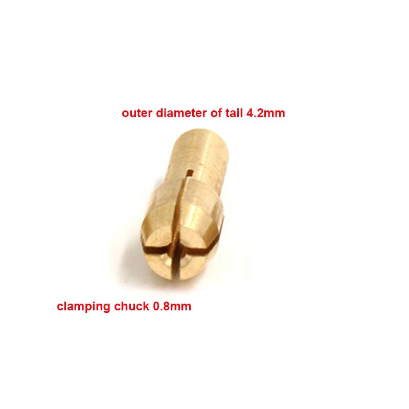 Патрон для дрели 0.8mm-4.2mm (желтый)