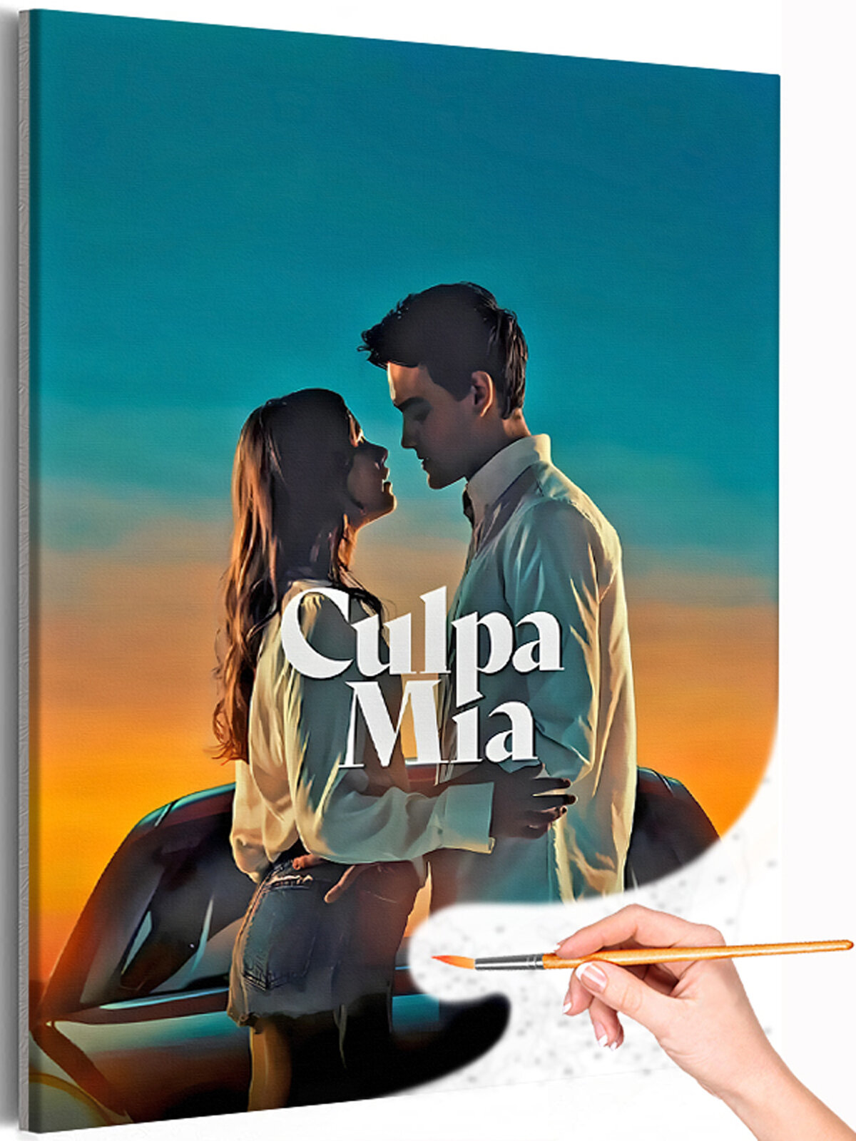 Картина по номерам на холсте Моя вина Culpa Mia фильмы кино сериалы 40х50 см