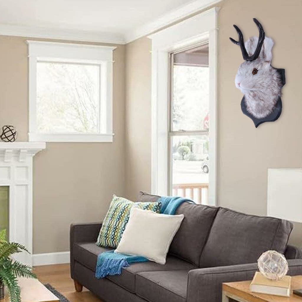 Статуэтка кролика с рогами — фото 1