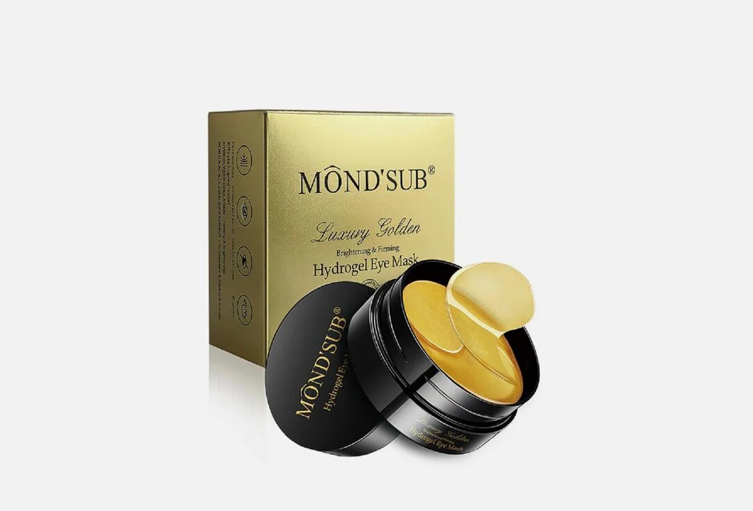 Mondsub Hydro Gel Eye Mask(GOLDEN) Патчи для глаз 60шт нет