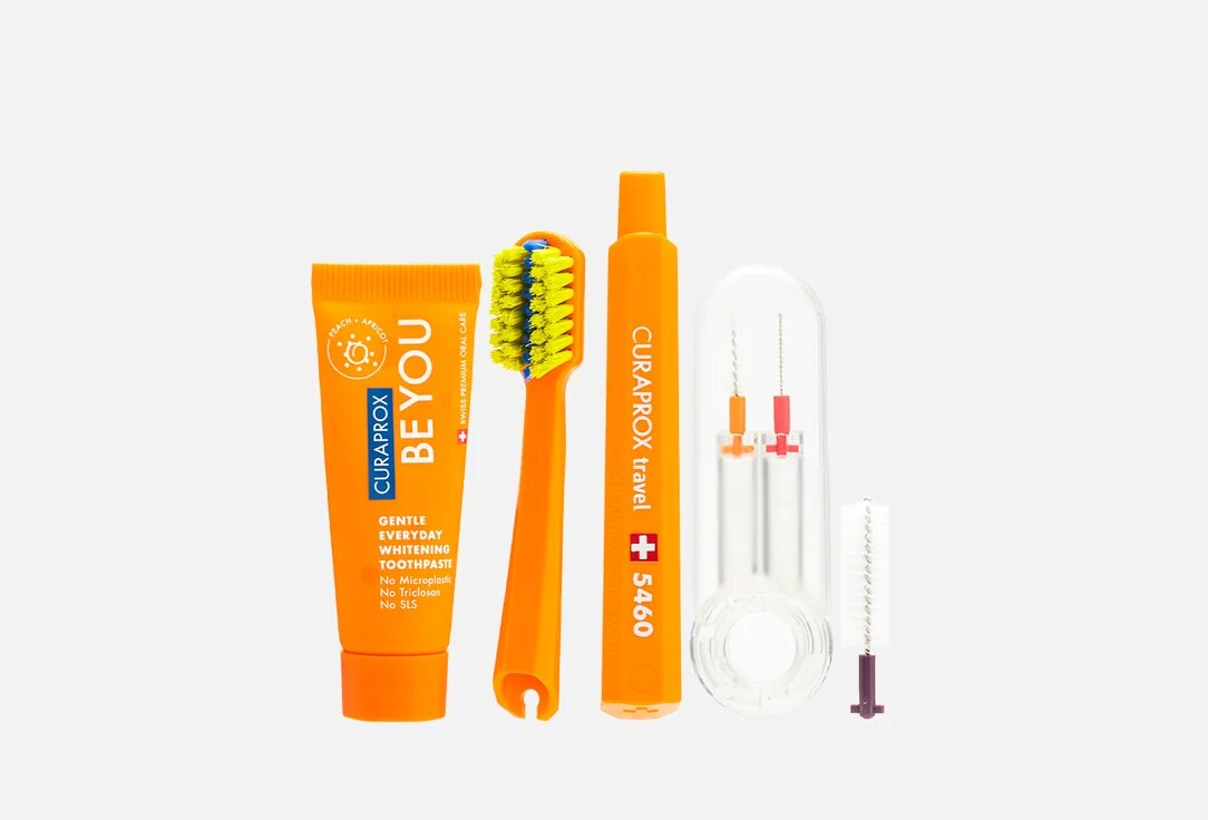 CURAPROX Ortho, зелёный Дорожный набор 5шт