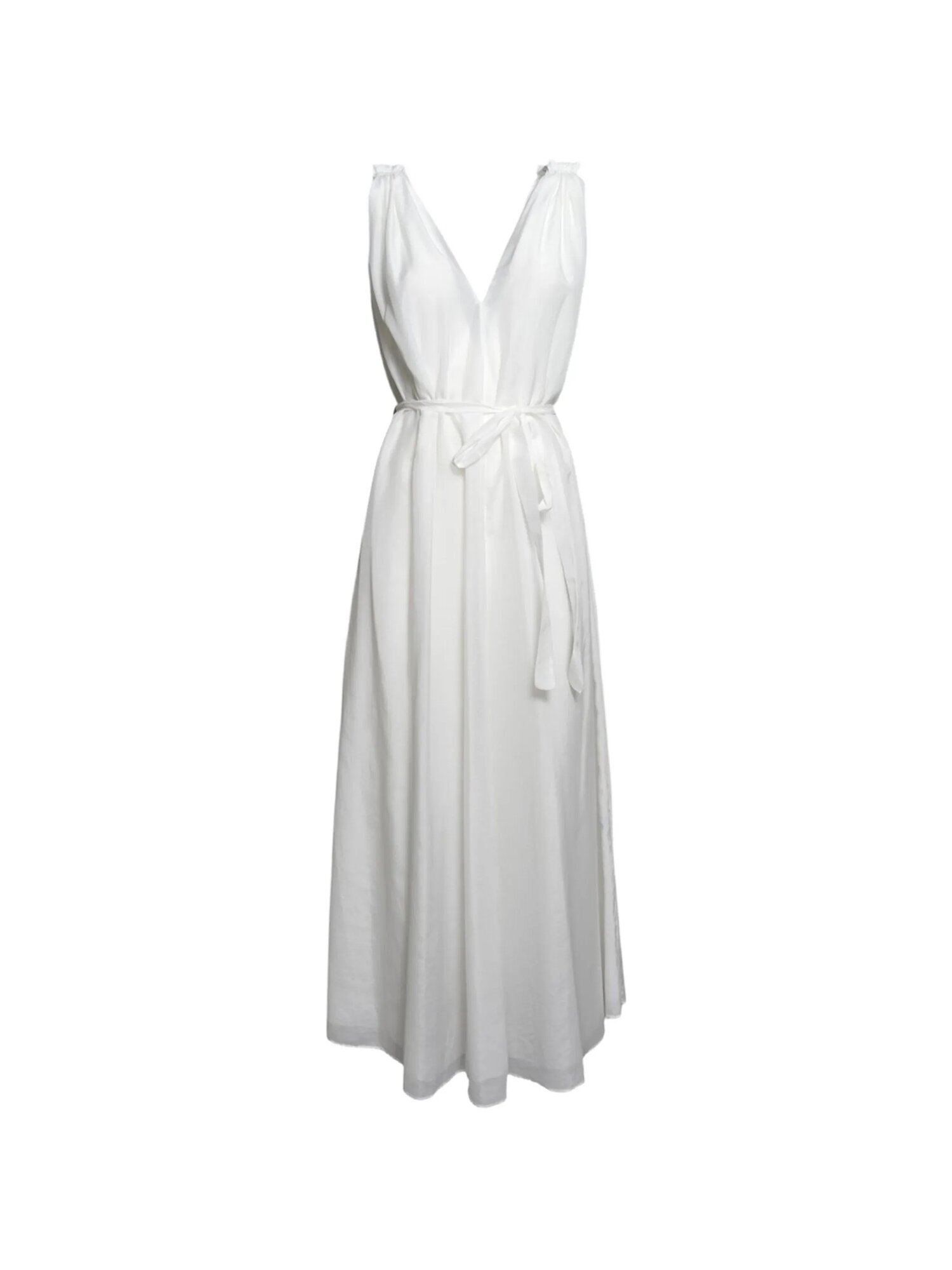 Платье Belted V-neck dress