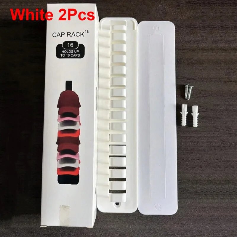 Держатель для бейсболок White 2 шт, 16 ячеек