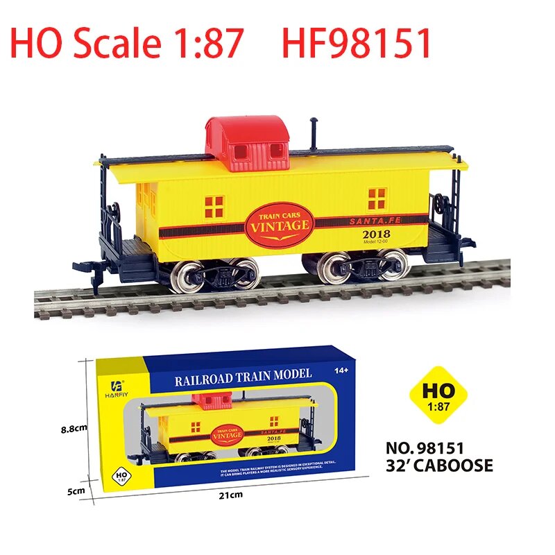HO 1:87 Желтый вагон-кабоза HF98151