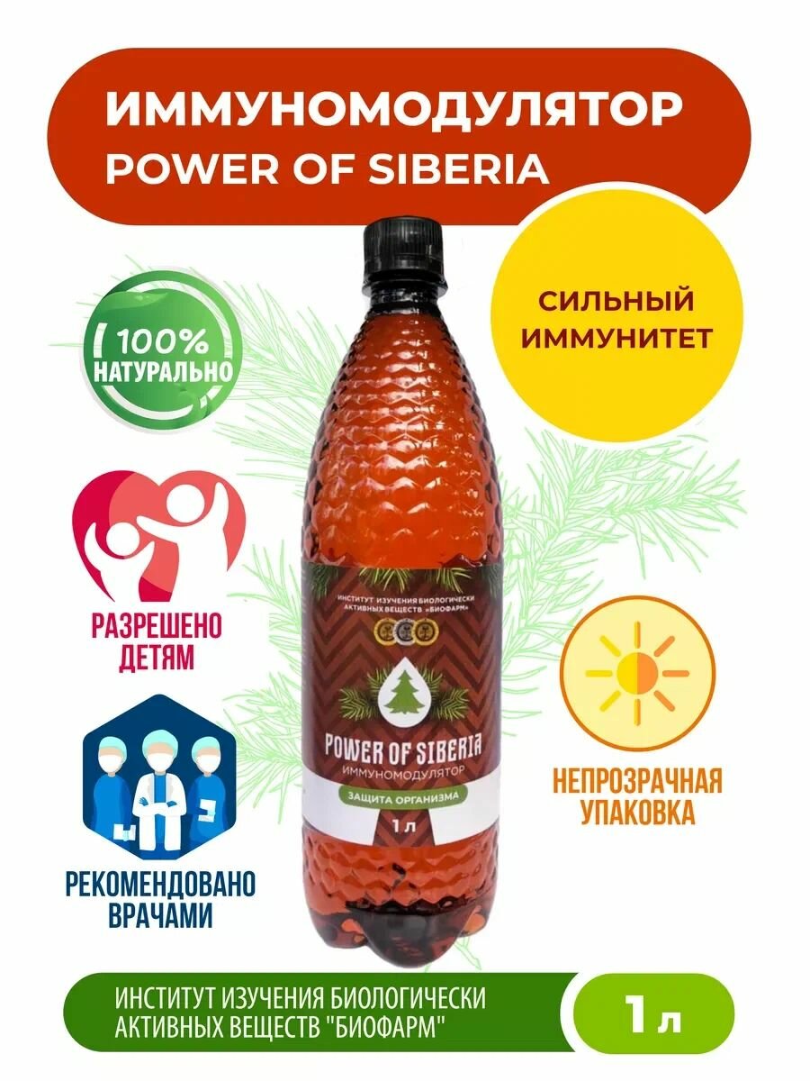 Иммуномодулятор "Биофарм", для иммунитета, пищевой продукт, 1000мл