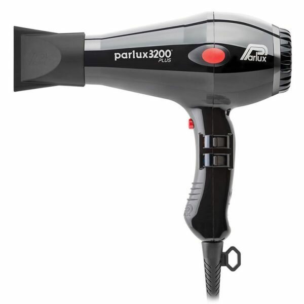 Фен Parlux "3200 PLUS", мощность 1900Вт, 2 скорости/4 температурных режима, чёрный