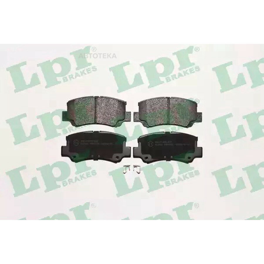 Колодки тормозные SUZUKI WAGON R+ 1.0/1.2 98-00 передние LPR 05P1028