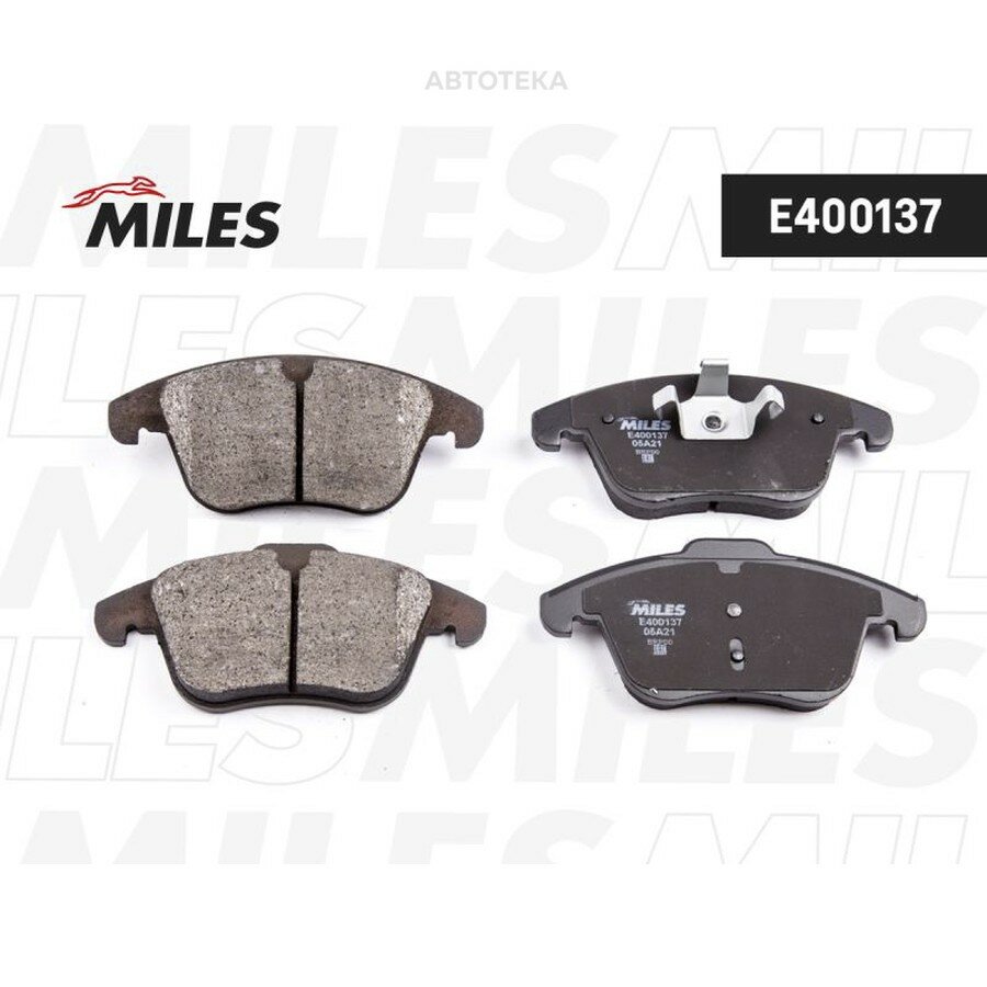 Колодки тормозные FORD MONDEO 07-/S-MAX/VOLVO S80 06-/XC70/V70 07- пер. LowMetallic MILES E400137