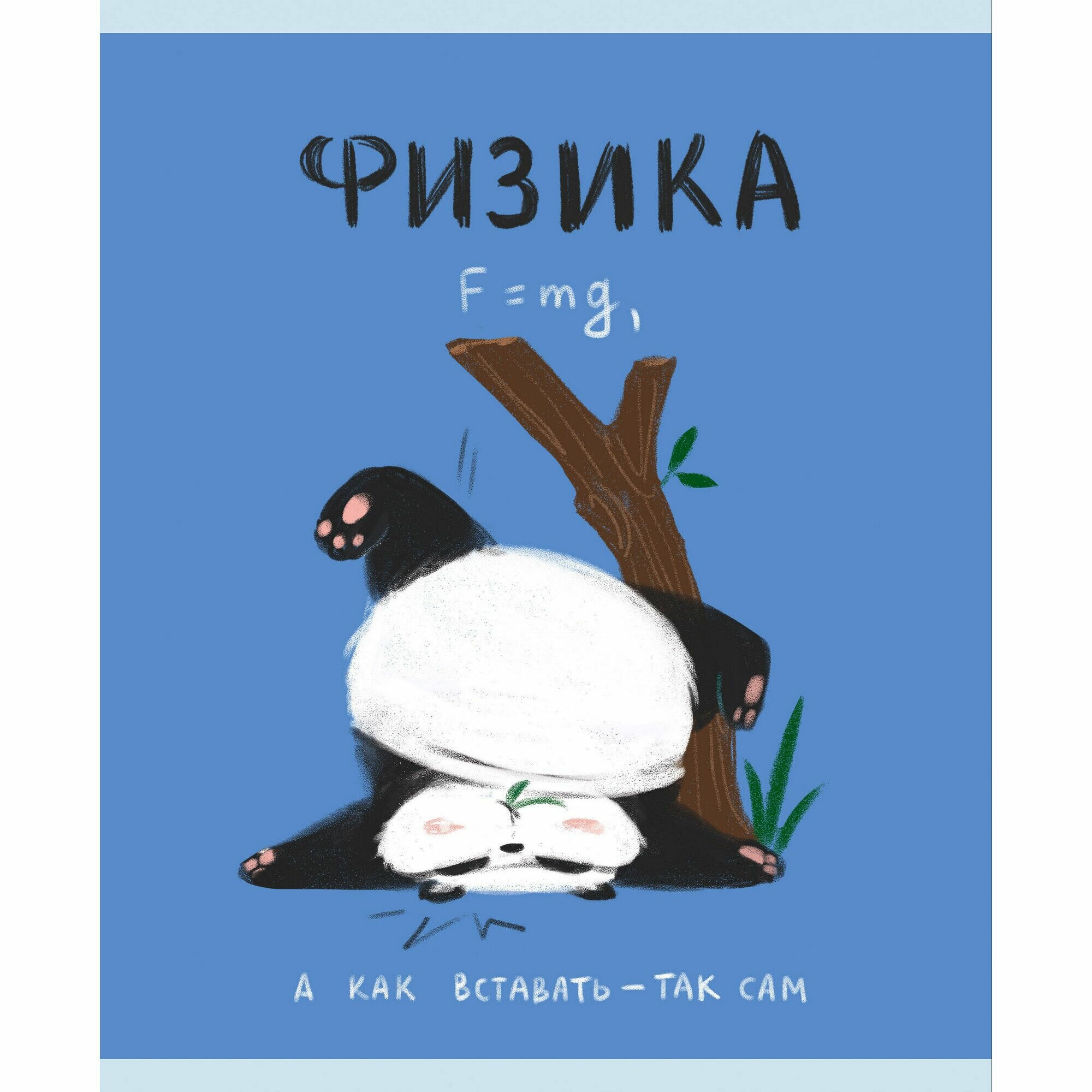 Предметная тетрадь физика 48 листов "Панда", в клетку