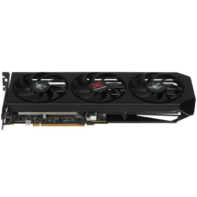 Видеокарта PowerColor AMD Radeon RX 9060 XT Hellhound OC [RX9060XT 16G-L/OC] [PCIe 5.0, GPU 2530 МГц, 16 ГБ GDDR6, 128