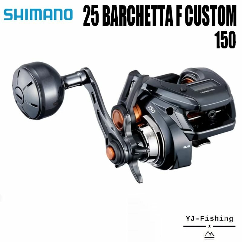SHIMANO 2025 BARCHETTA F CUSTOM 150 Под правую руку Кастинговое Катушка