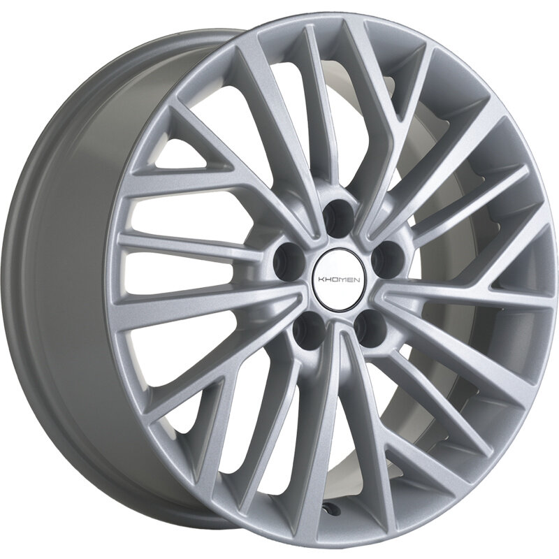 Литой колесный диск Khomen Wheels KHW1717 (Chery Tiggo 3/Tiggo 3 Pro) 7x17/5x108 ET40 D60,1 F-Silver