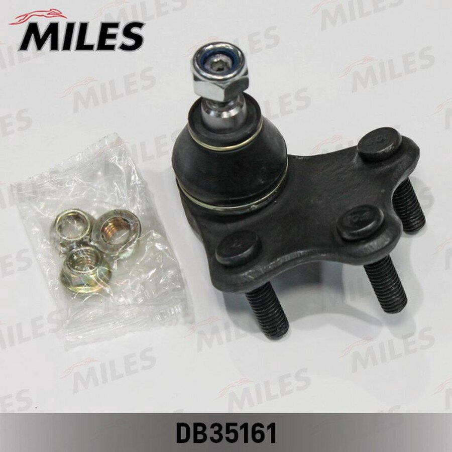 Опора шаровая передняя нижняя правая VW POLO 01-/SKODA FABIA 06-/AUDI A1 10- (с крепежом) (LEMFORDER 3390601) DB35161 MILES DB35161